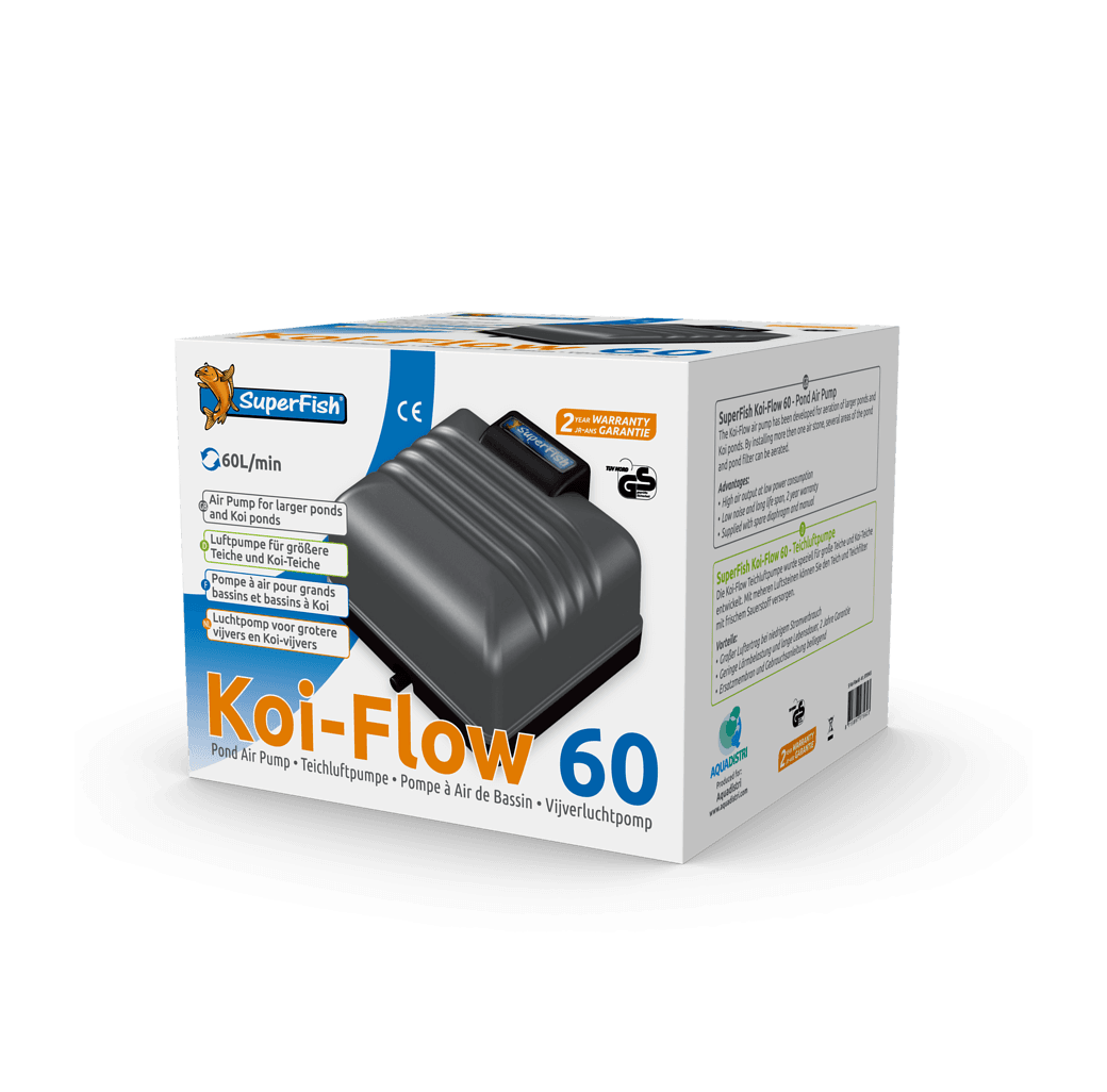 Tvenkinio aeratorius SuperFish Koi-Flow 60 - koitik